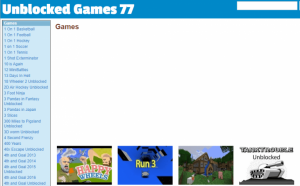 Top 10 spel Websites Niet geblokkeerd door school