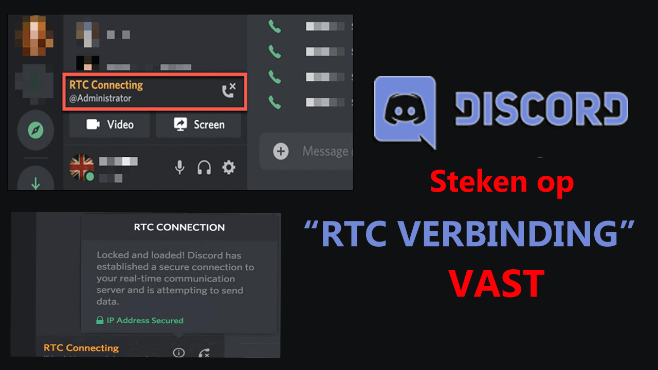 [11 GETESTE OPLOSSINGEN] Discord steken op ‘RTC verbinding’ probleem